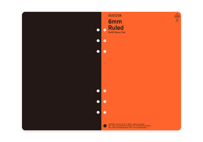 6mm Ruled 80 sheets PLT0005 (A5 Size)